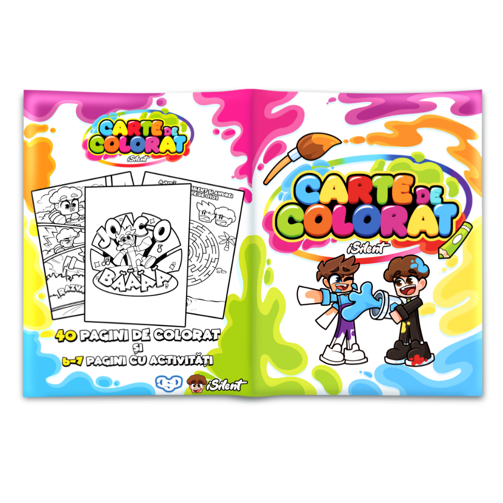 Carte de colorat by iSilent – iSilent - Official Merchandise Store